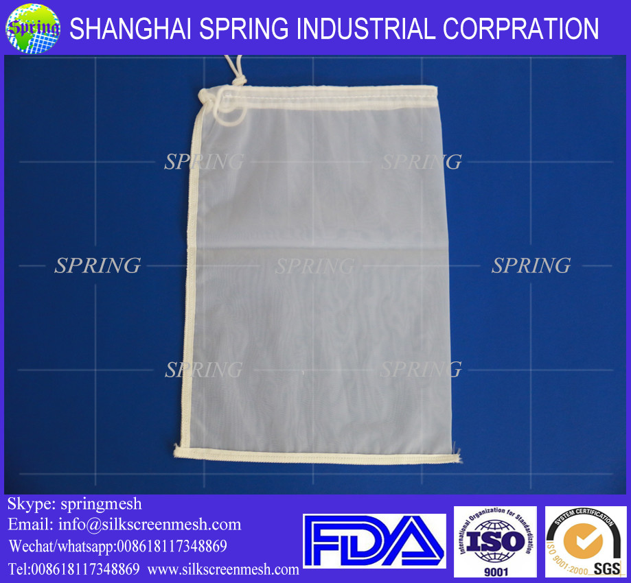 48T-80um(120mesh) nylon mesh filter bag /white silk screen mesh /filter ...
